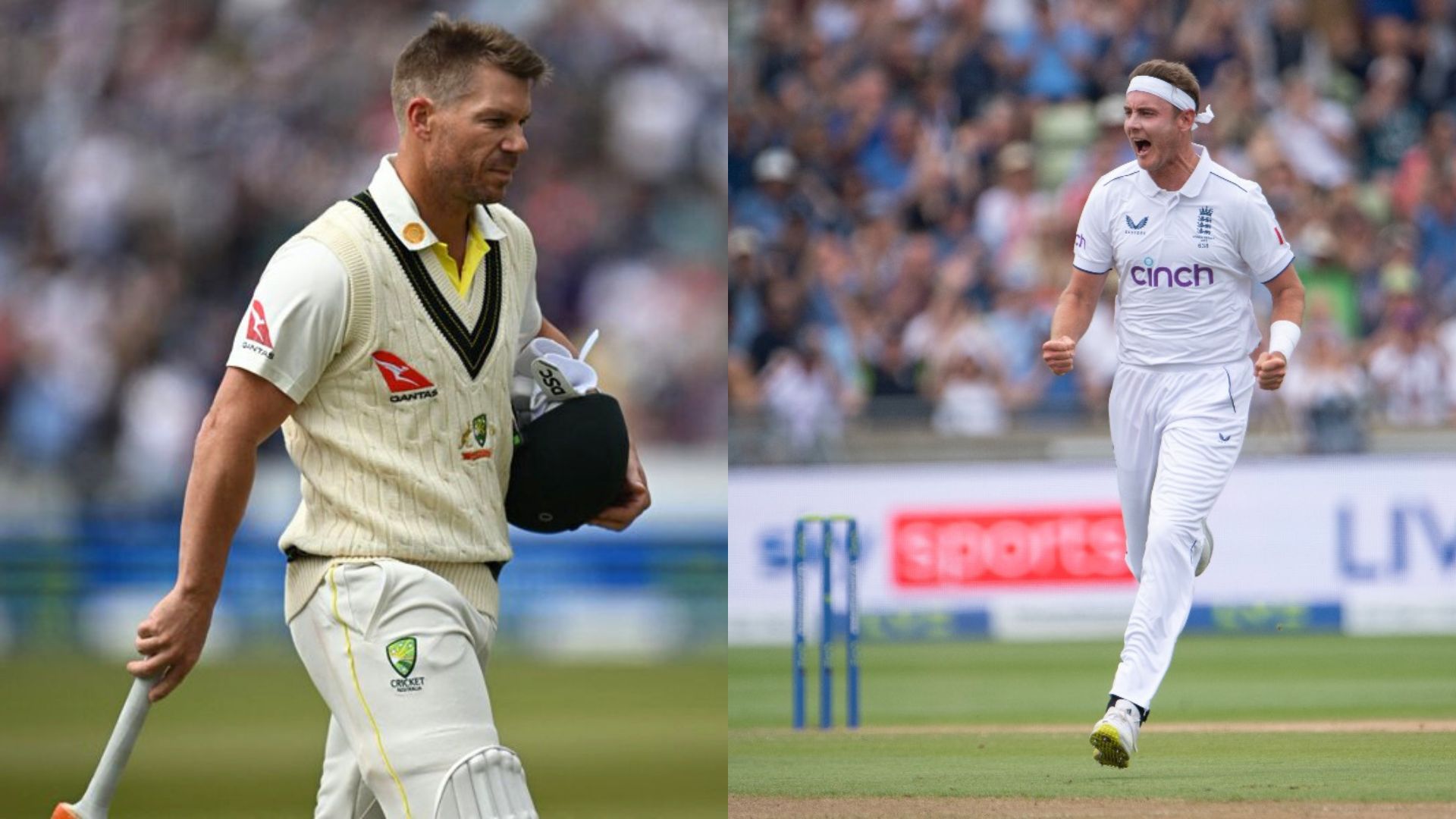 Stuart Broad continues to have the wood on David Warner - Guerilla Cricket