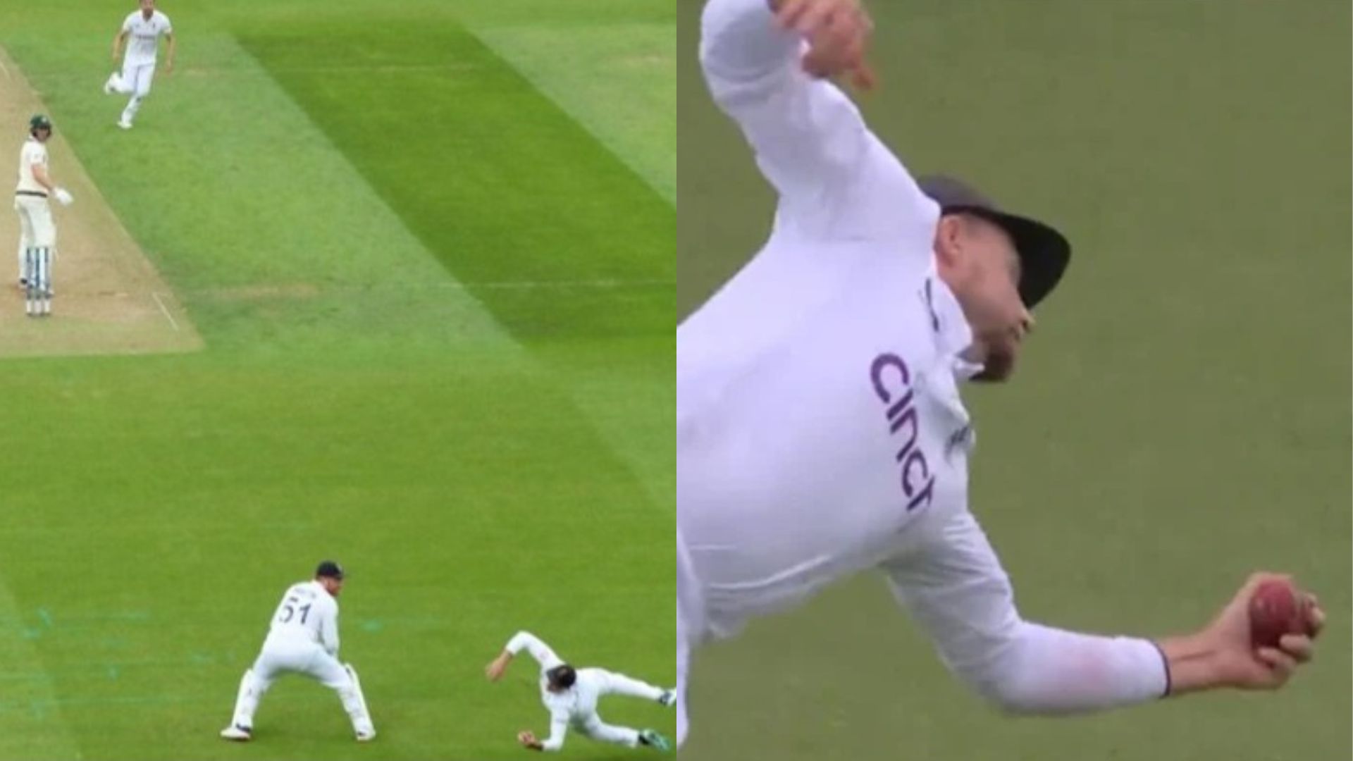 Joe Root takes a marvelous catch diving to his left - Guerilla Cricket
