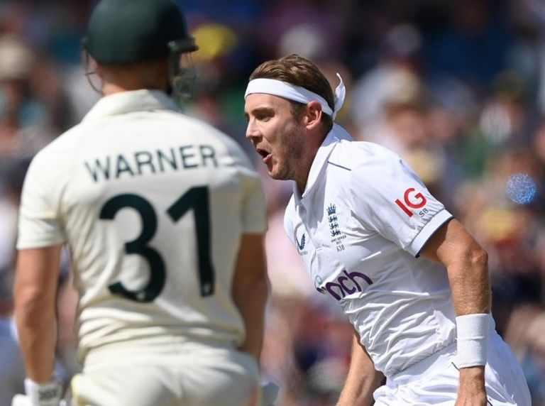 Stuart Broad claims David Warner for 17th time in Tests - Guerilla Cricket