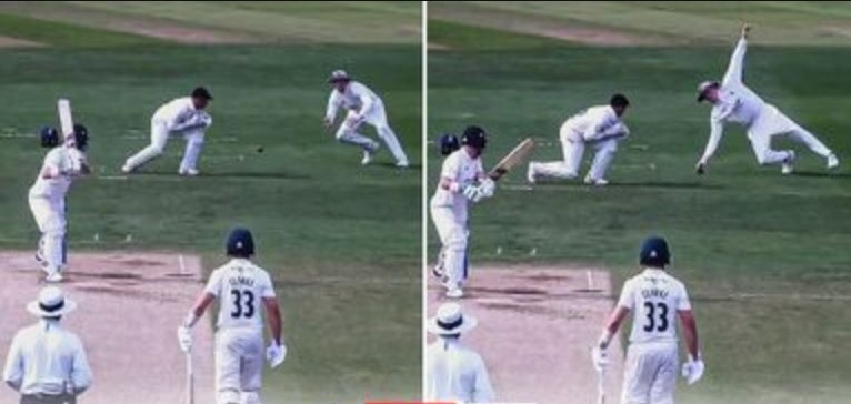 Marvel at Zac Crawley's gem of a catch at first slip - Guerilla Cricket