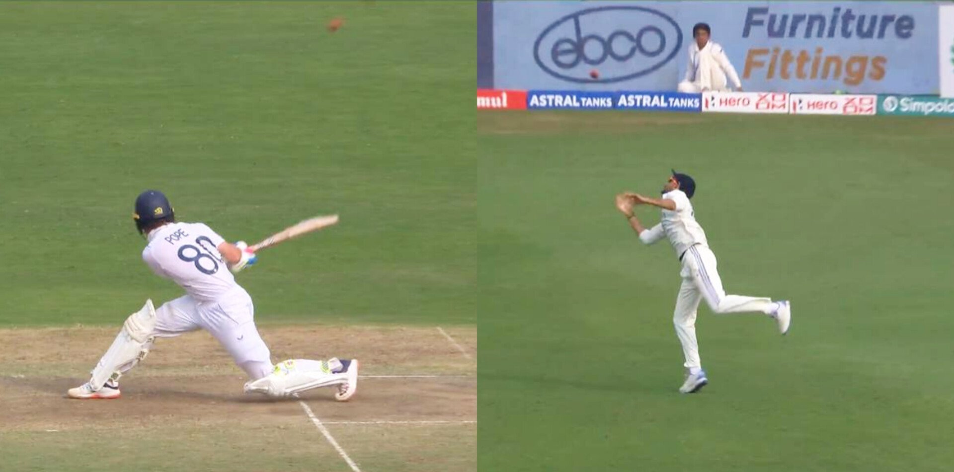 Axar Patel puts down centurion Ollie Pope at backward point - Guerilla ...