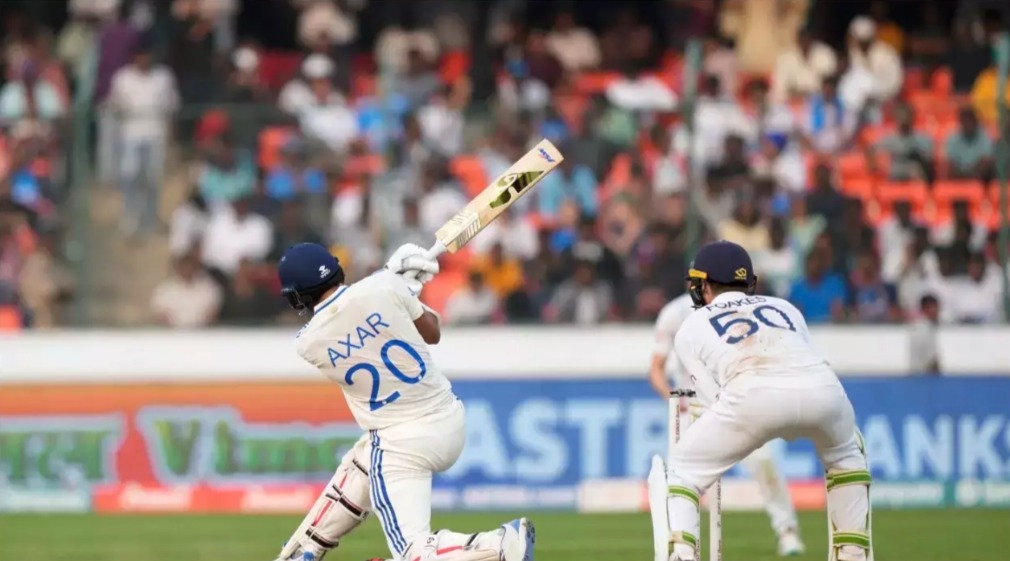 Axar Patel goes after Tom Hartley to produce 15-run over - Guerilla Cricket