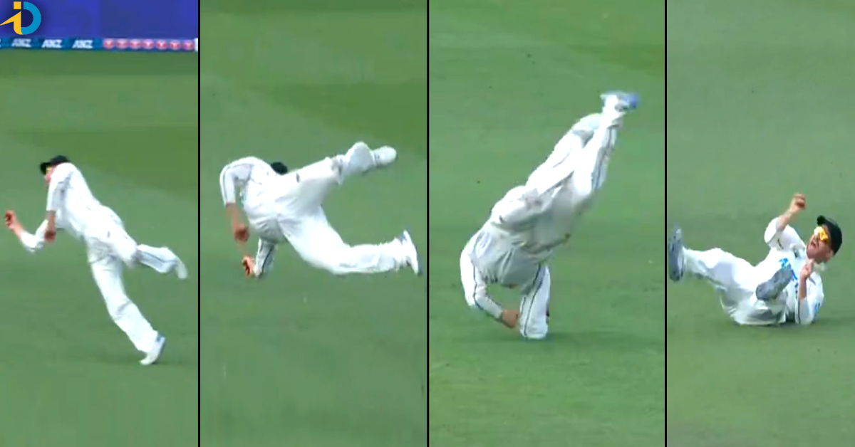Glenn Phillips takes an amazing catch at backward point - Guerilla Cricket